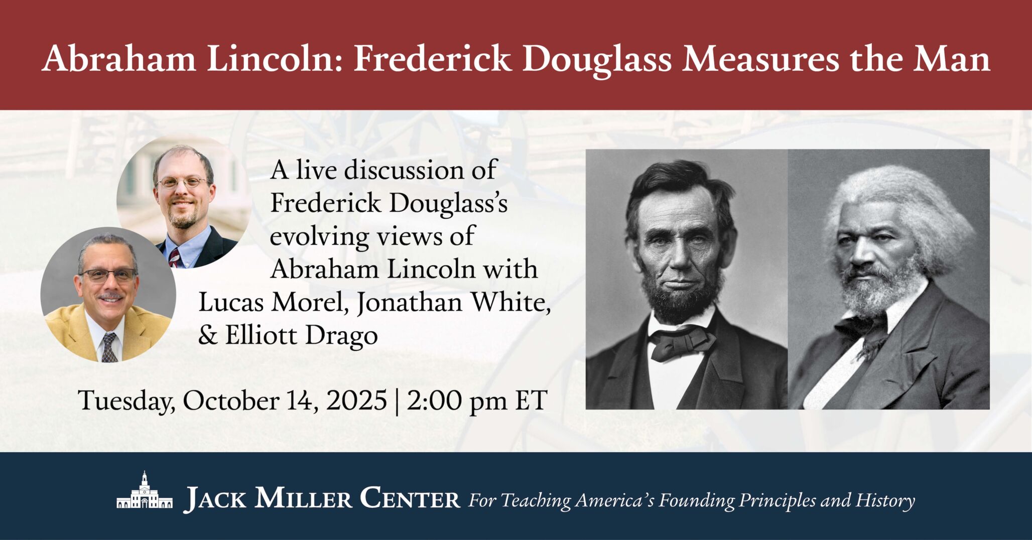 Live conversation on Abraham Lincoln: Frederick Douglass Measures the ...